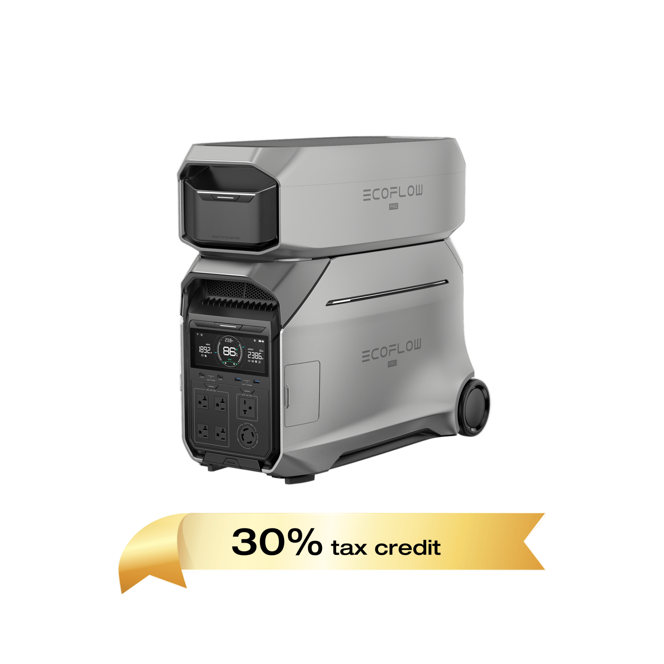 EcoFlow DELTA Pro 3 Portable Power Station (Smart Generator 4000 Bundle ...